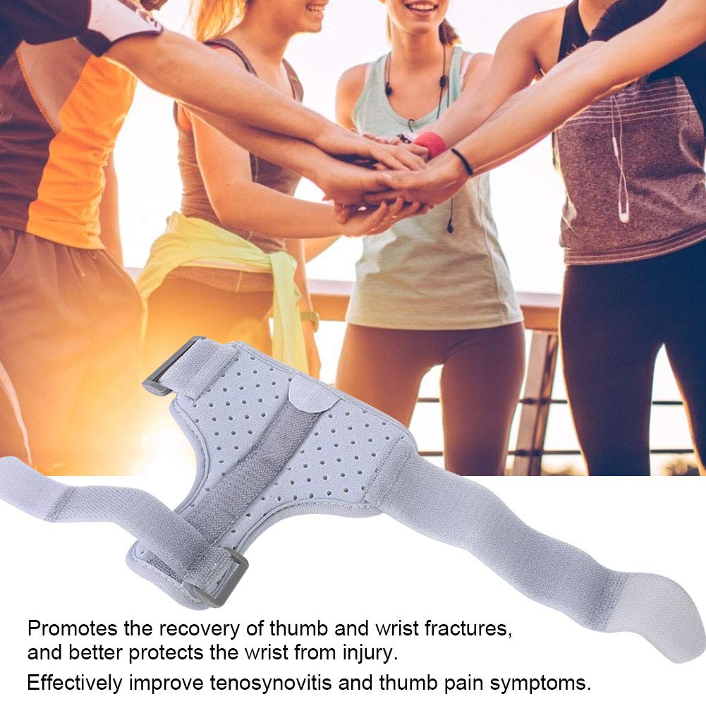 POCREATION Thumb Brace, Lightweight Thumb Stabilizer, Ergonomic Wrist Protector, Thumb Fix Brace for Tenosynovitis Relieve Thumb Pain Thumb