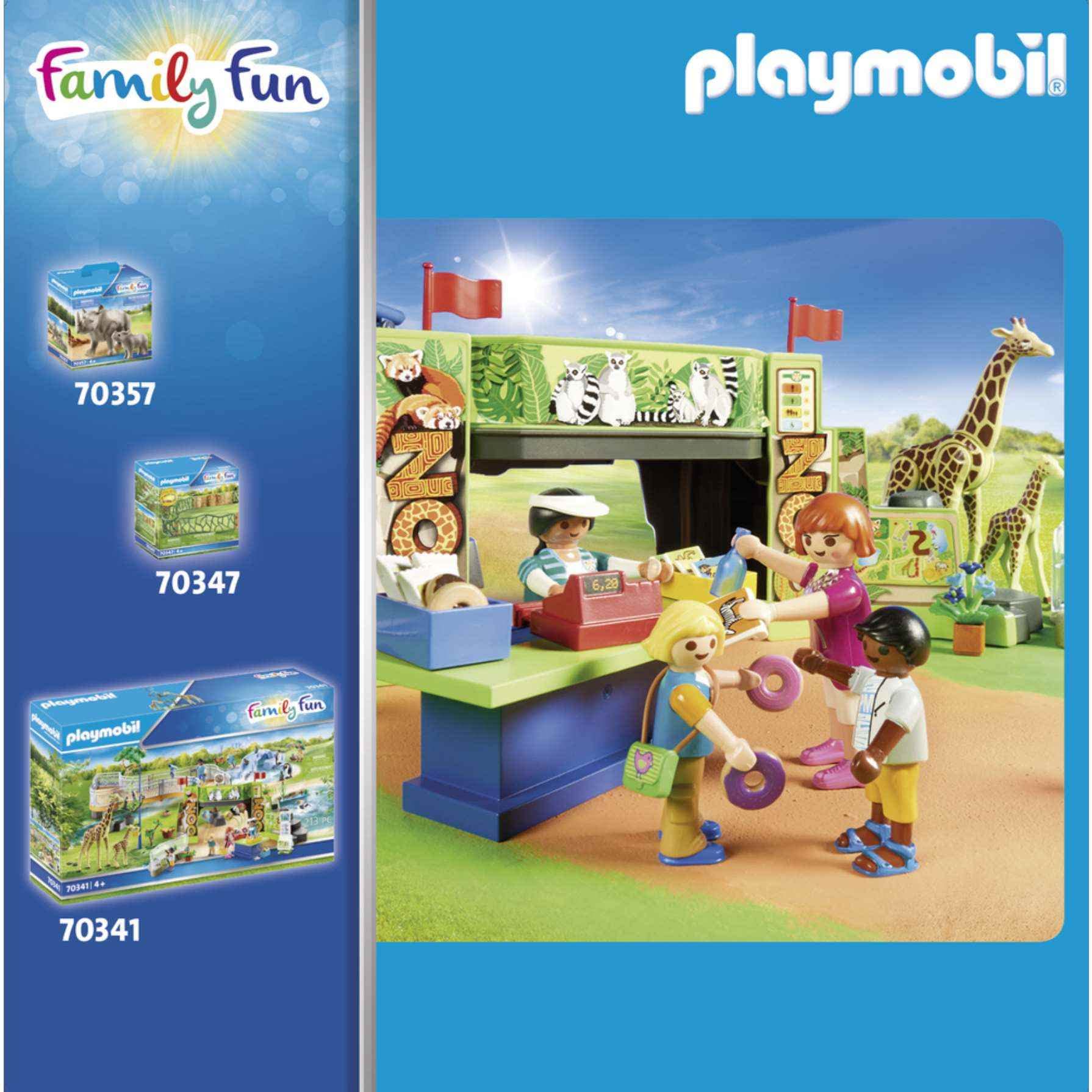 Playmobil Alligator with Babies, Colourful