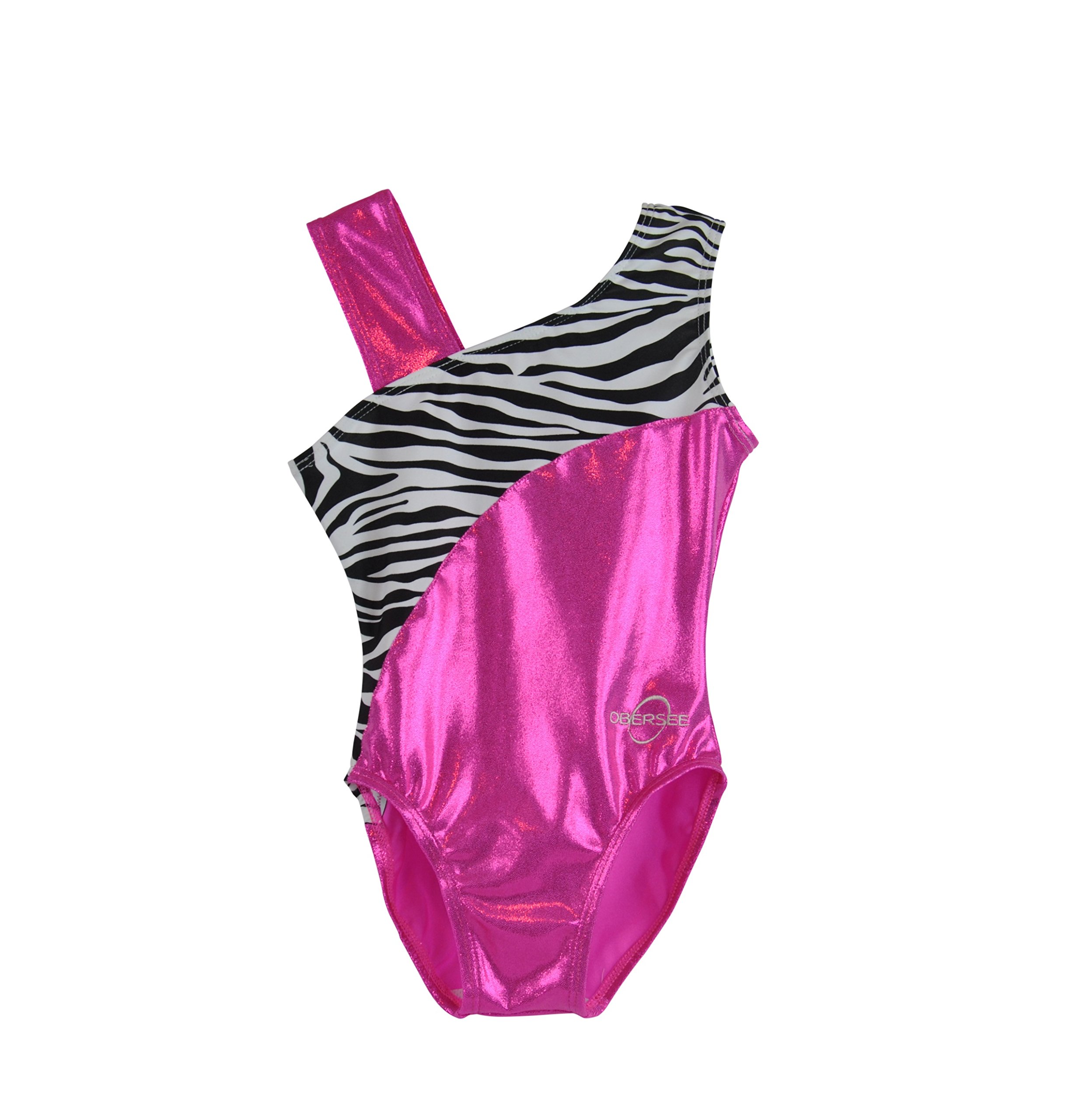 Obersee - O3GL033AM - Girl's Girls Gymnastics Leotard - Pink Zebra | Adult Medium