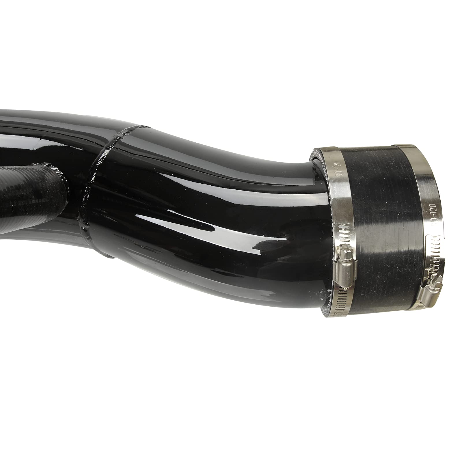 Smileracing 6.0 Cold Air Intake Kit Replacement for 2003-2007 Ford F250 F350 Excursio 6.0L Powerstroke Diesel Black
