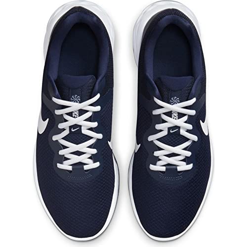 NIKE Men's Race Sneaker, Midnight Navy White Obsidian Ashen Slate, 9.5
