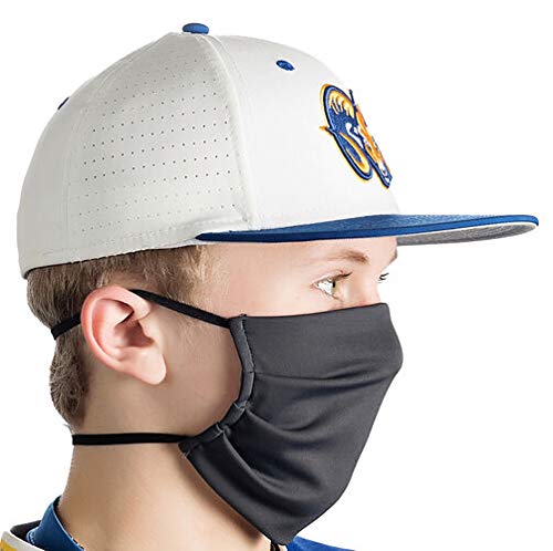Rawlings | Sports Performance Face Mask | Youth/Small | Head Strap | Black