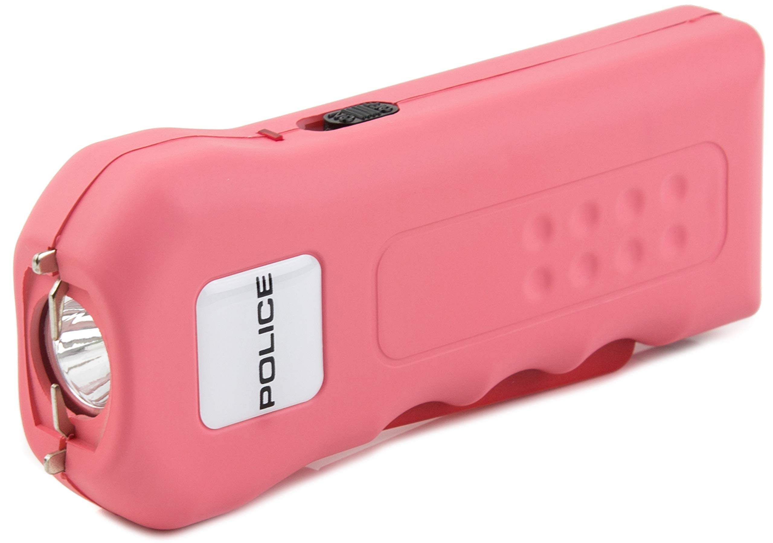 POLICE 512 Stun Gun with LED Flashlight Rechargeable, Pink