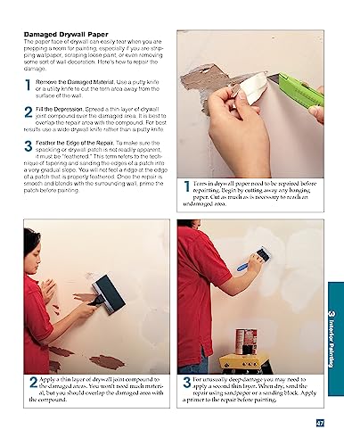 Painting: Interior and Exterior Painting Step by Step (Creative Homeowner) Beginner-Friendly Guide - Repair and Prep Surfaces, Select Equipment, Paint Like a Pro, Tips, and More (Home Improvement)