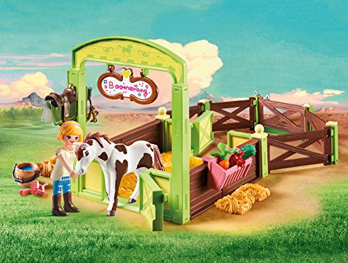 Playmobil DreamWorks Spirit Abigail & Boomerang with Horse Stall