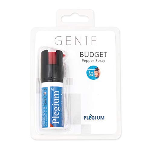 PLEGIUM Pepper Spray for Self Defense β Maximum Strength with UV Dye, Compact, Easy to Hold, 10-Foot Range