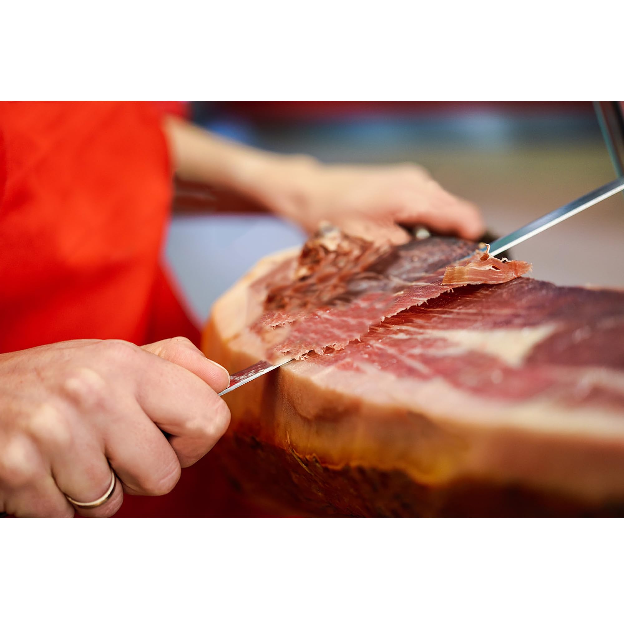 YOUSUNLONG Slicing Knife 12"(305mm) - Premium High-carbon molybdenum steel blade - Meat & Ham Slicer - Ergonomic & non-slip handle