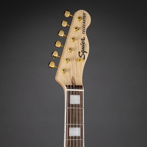 Squier 40th Anniversary Gold Edition Telecaster Electric Guitar, with 2-Year Warranty, Sherwood Green, Laurel Fingerboard
