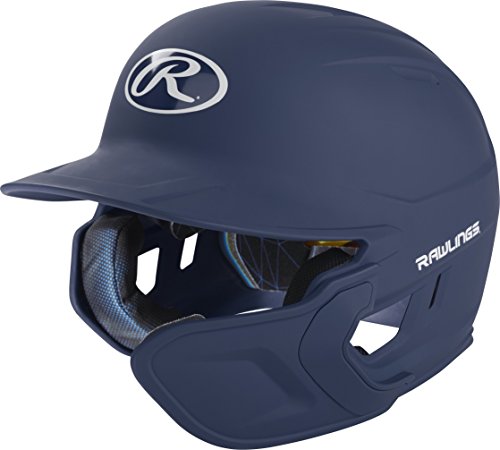 Rawlings MACHEXTR-N7-JR 2019 Mach Baseball Batting Helmet, Matte Navy