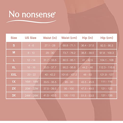 No nonsense Women's Stretch Denim Legging, Dark Denim, Large, NG1720