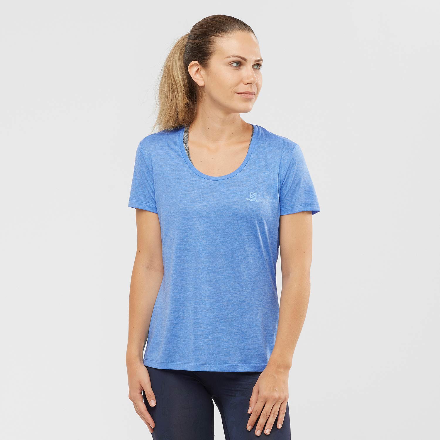 Salomon Women's Standard T-Shirt (Short Sleeve), Marina, M