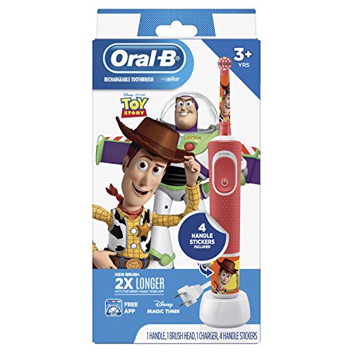 Oral-B Kids Electric Toothbrush featuring Disney Pixar Toy Story, for Kids 3+