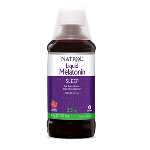 Natrol Melatonin 2.5 mg Liquid 8 oz (Pack of 3)