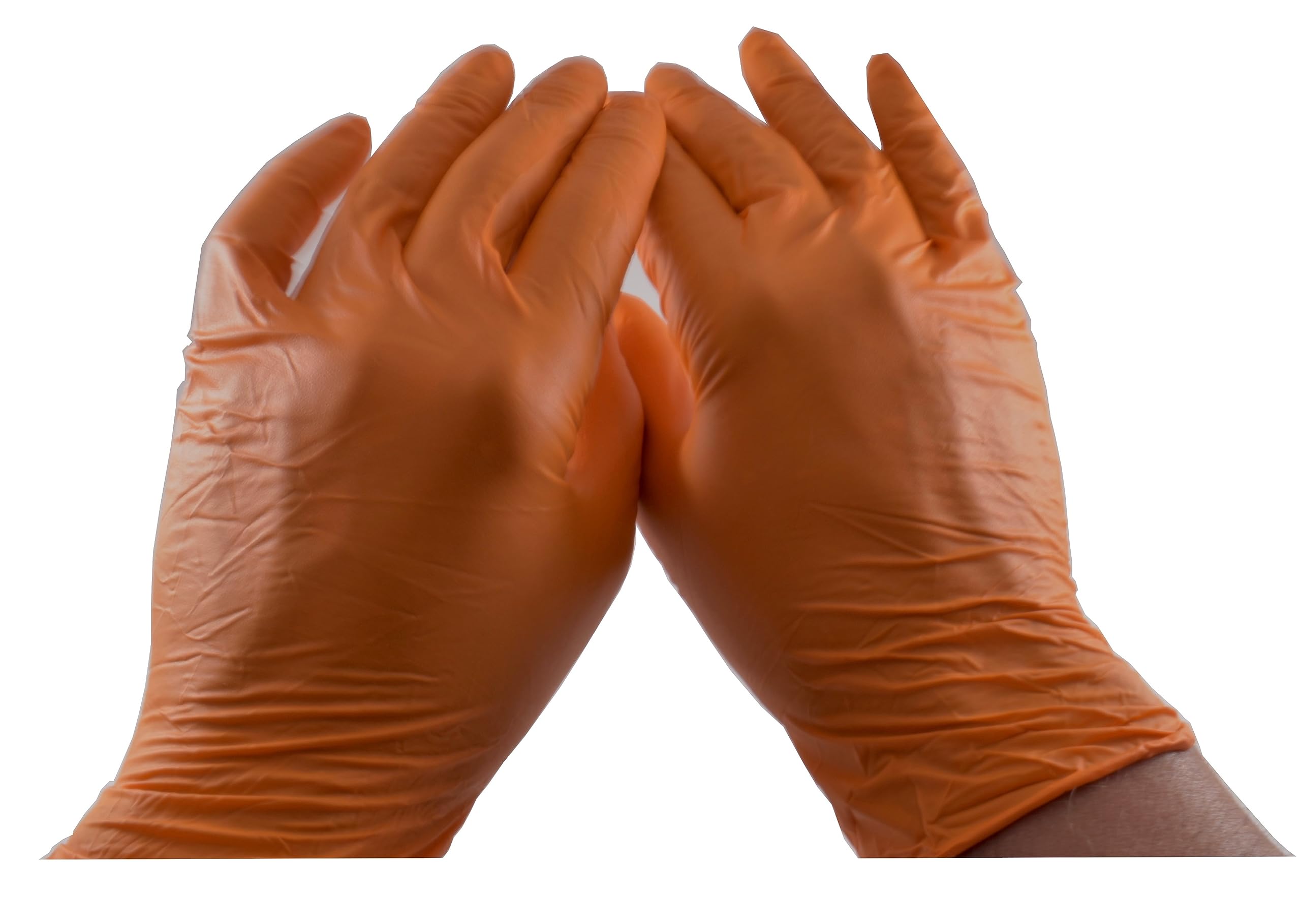 Orange Mamba Super Strong Nitrile 100 Glove Box Textured Grip (Extra Large)