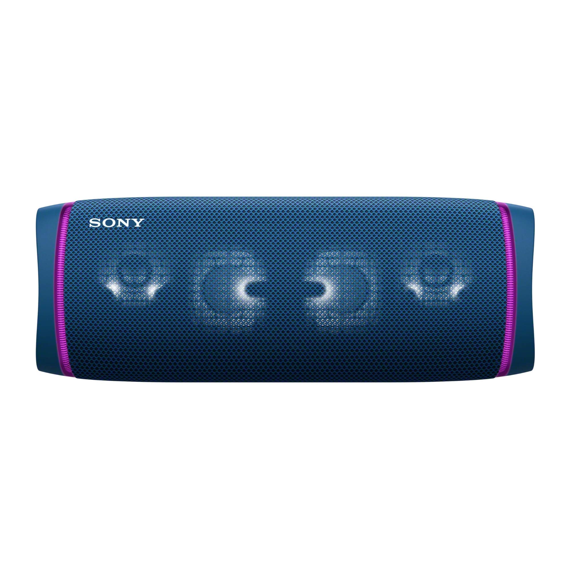 Sony SRSXB43 Extra BASS Bluetooth Wireless Portable Speaker (Blue) with Knox Gear Storage and Travel Case Bundle (2 Items)