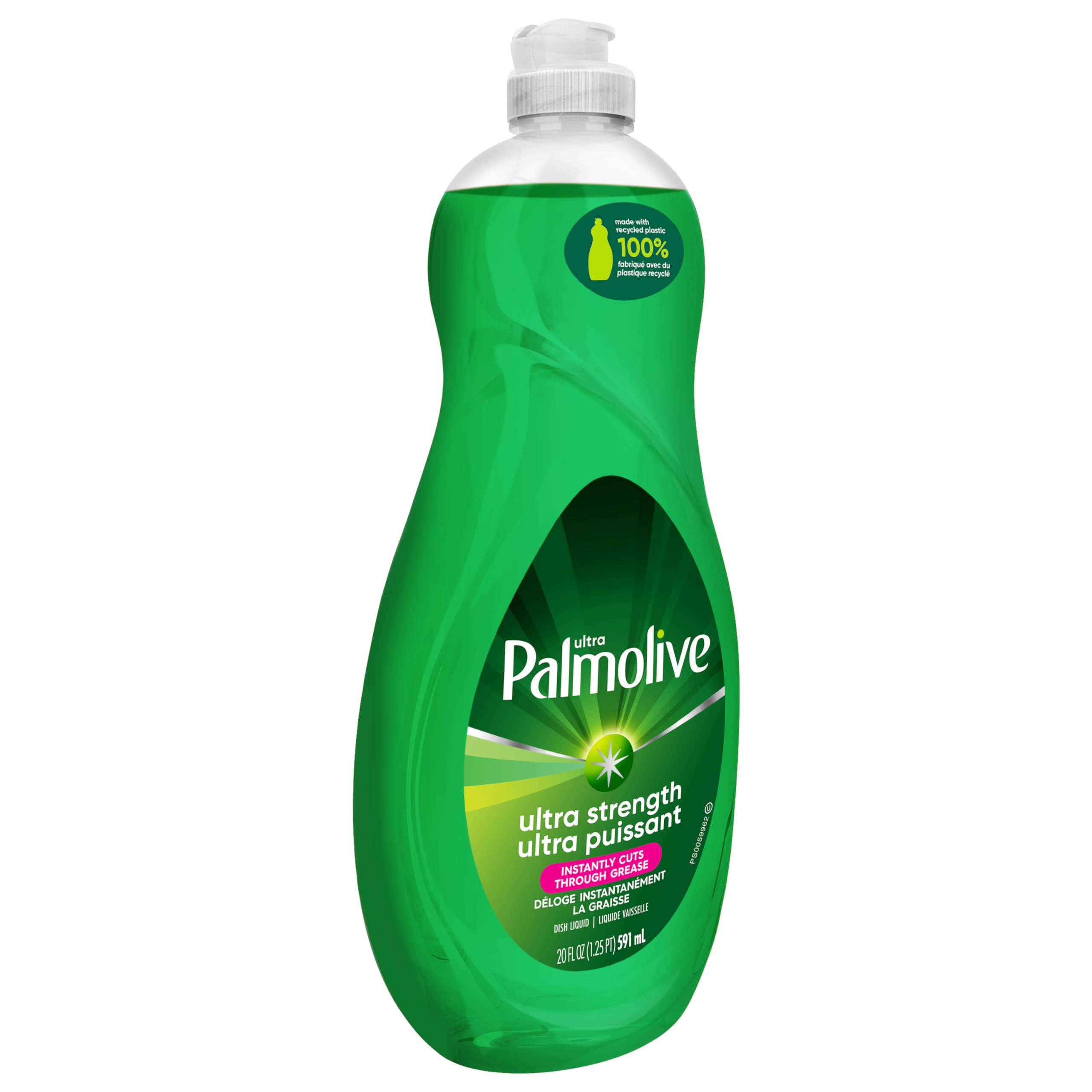 Palmolive Ultra Strength Liquid Dish Soap, Original Green, 20 Fluid Ounce(Packaging May Vary)