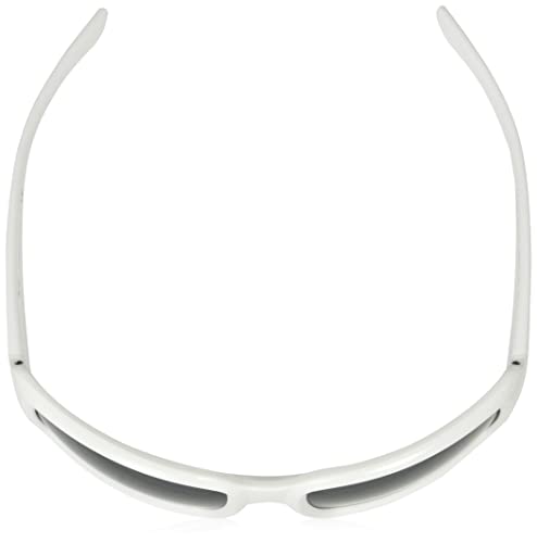 Ray-Ban Rb4338 Square Sunglasses, White/Dark Grey, 59 mm