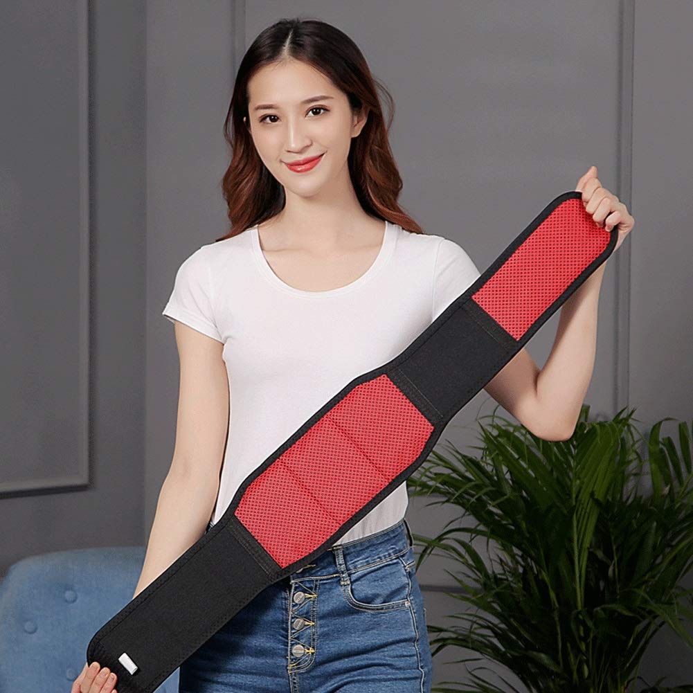 TANGIST Lumbar Brace-Lower Back Support Belt,Adjustable Self-Heating Magnetic Therapy Belt for Pain Relief and Injury for Men Women (Size : XL)