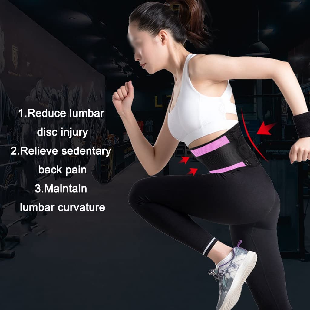 TANGIST Lumbar Support Belt - Lower Back Support Brace With 4 Support Bars For Pain Relief And Injury Prevention Sciatica Spinal Stenosis Scoliosis Or Herniated Disc For Sports Work