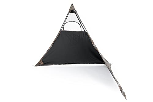 Nukem Grab & Go Hunting Ground Blind - TrueTimber Strata - Lightweight Stake-Free Pop Up Turkey & Deer Blind (Regular)