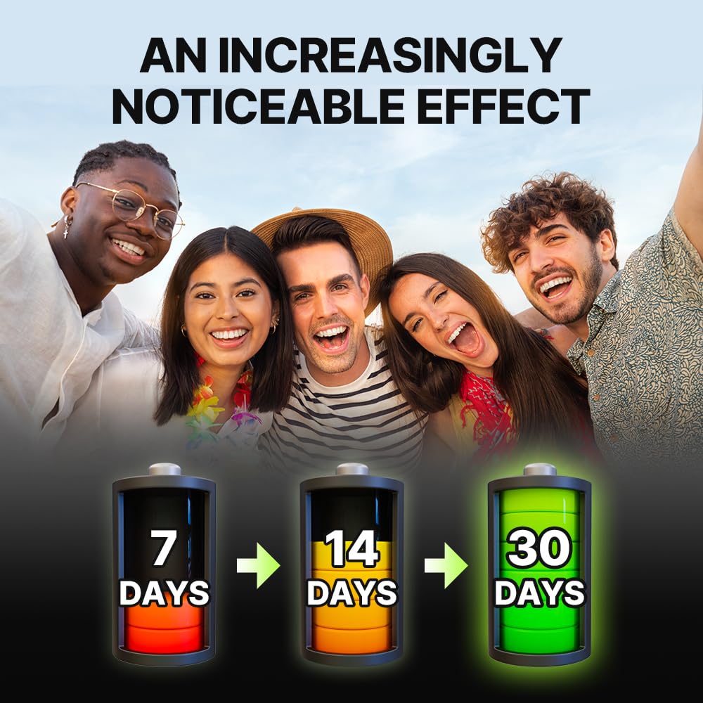NUKHAN Double Power - Liver Cleanse Detox & Repair | Milk Thistle, Vitamin B Complex, Vitamin C, K, B12, Zinc | Immune Support & Energy Boost | Multivitamin & Mineral Supplement | 30 Day Supply