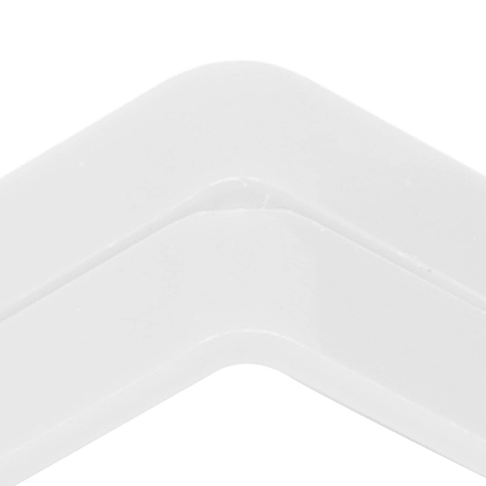 Photo Holder, High Durability Acrylic Photo Holder Decorative Reusable V Shape Stable for Dorm (White)