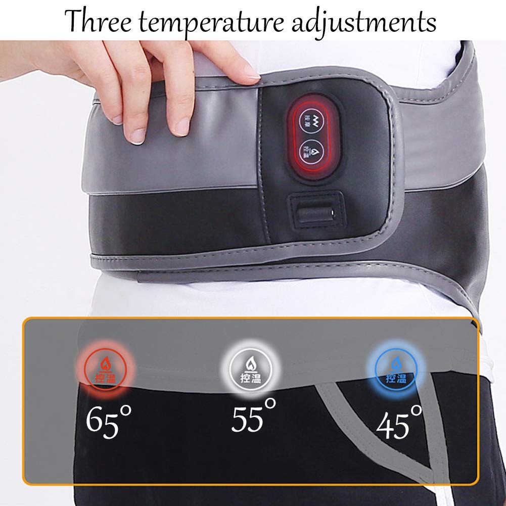 TANGIST Vibration Massage Lumbar Brace Calorific Adjustable For Women And Men Pain Relief And Injury Prevention Sciatica Backache