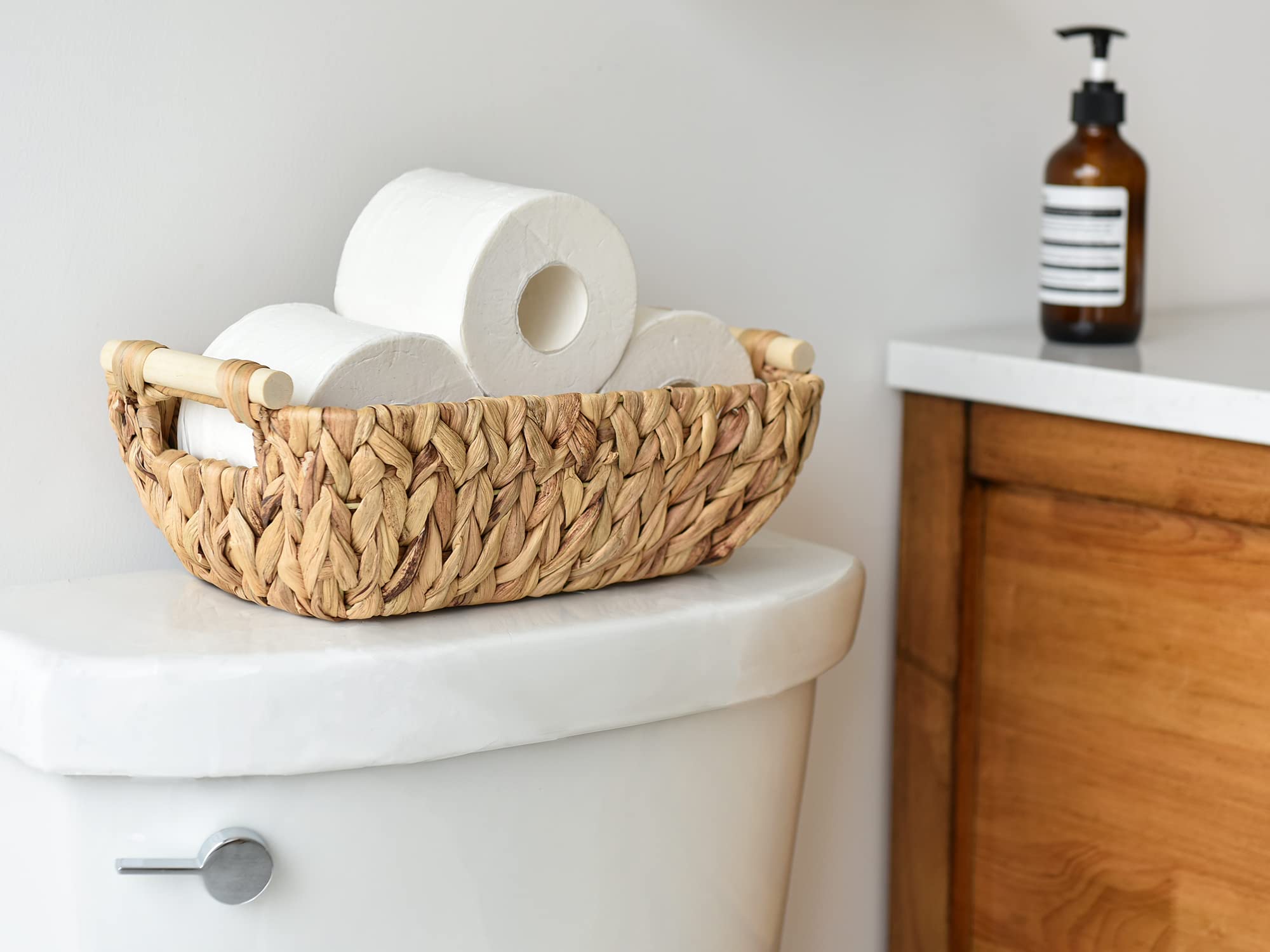StorageWorks Water Hyacinth Storage Baskets