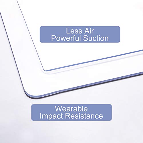 Plastic Carpet PVC Entrance Hall Office Home Bedroom Computer Swivel Chair Wooden Floor Transparent Protective Mat Coffee Table Waterproof Tablecloth (l)