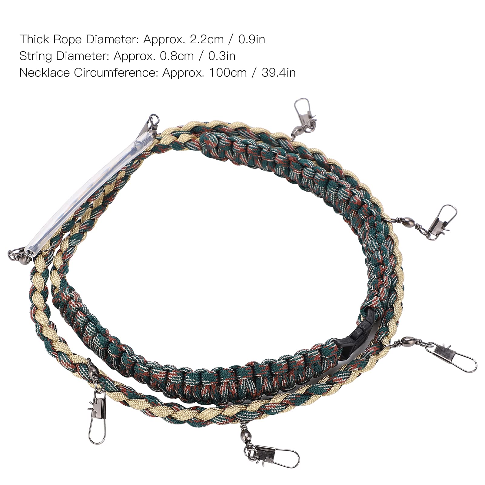 Shanrya Fly Fishing Lanyard, Nylon Quick Release Flexible Fly Fishing Tools Universal Portable for Fishing Accessories