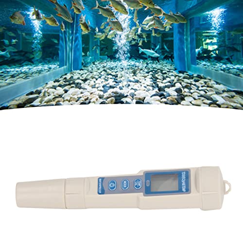 Water Quality Tester Portable Accurate 4 in 1 PH Meter Waterproof Ergonomic ABS Case for Aquarium Laboratory