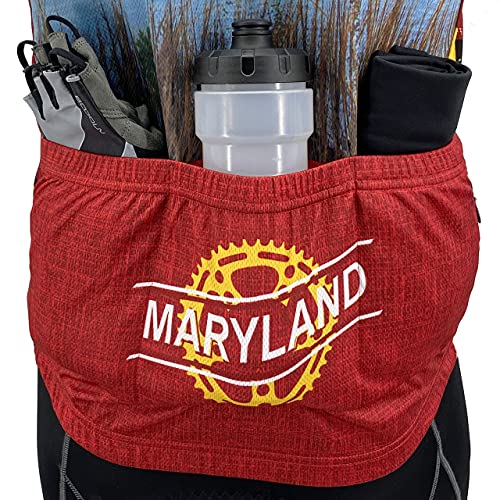 Peak 1 Sports Maryland Men's Cycling Jersey L - Men's Red
