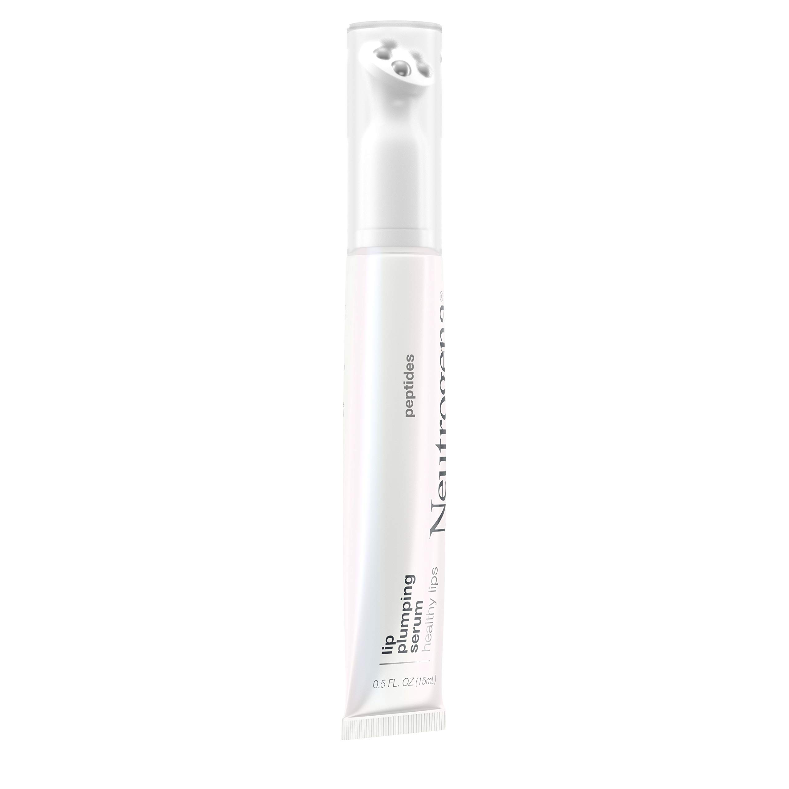 Neutrogena Healthy Lips Plumping Serum, Lip Enhancer with Peptides Nourishes and Promotes the Appearance of Naturally Fuller and Plumper-Looking Lips, 0.5 fl. oz