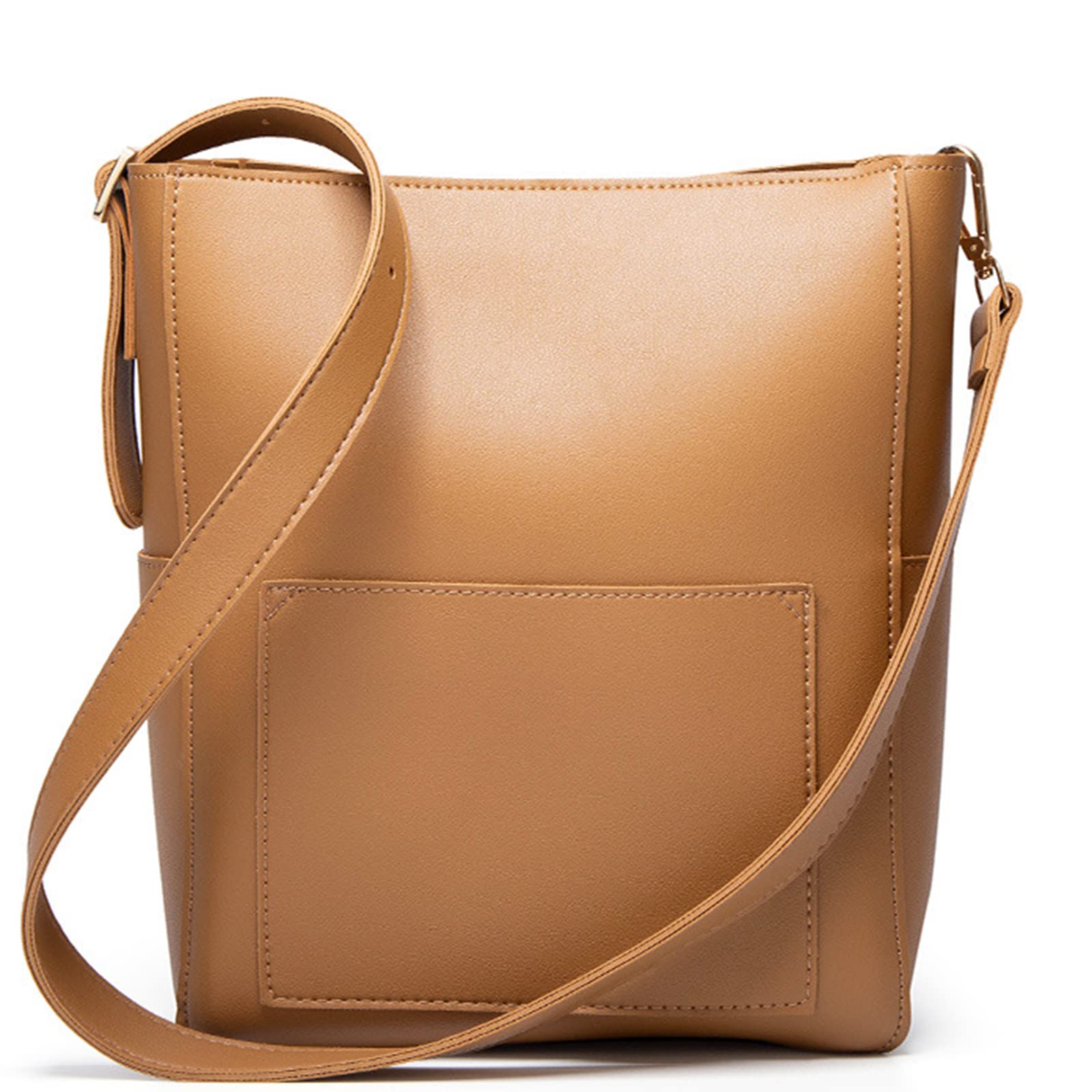 XMLiZhiGu Purse for Women Womens Handbag Top Handle Shoulder Bag Tote Satchel Purse Work Bag Brown HMCD-7217