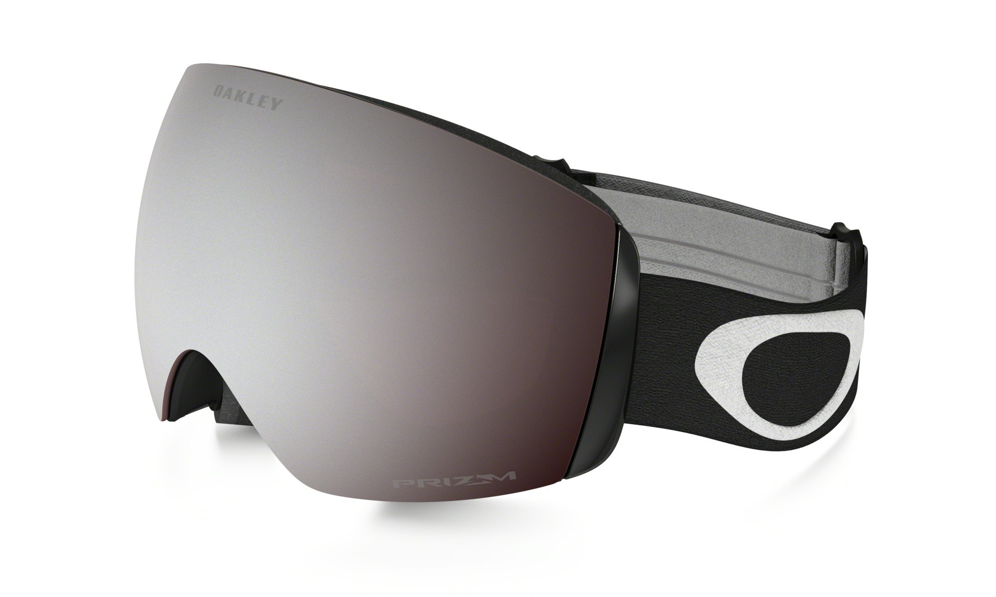 Oakley Flight Deck M Prizm Snow Goggles Matte Black With Prizm Black Iridium Lens + Case
