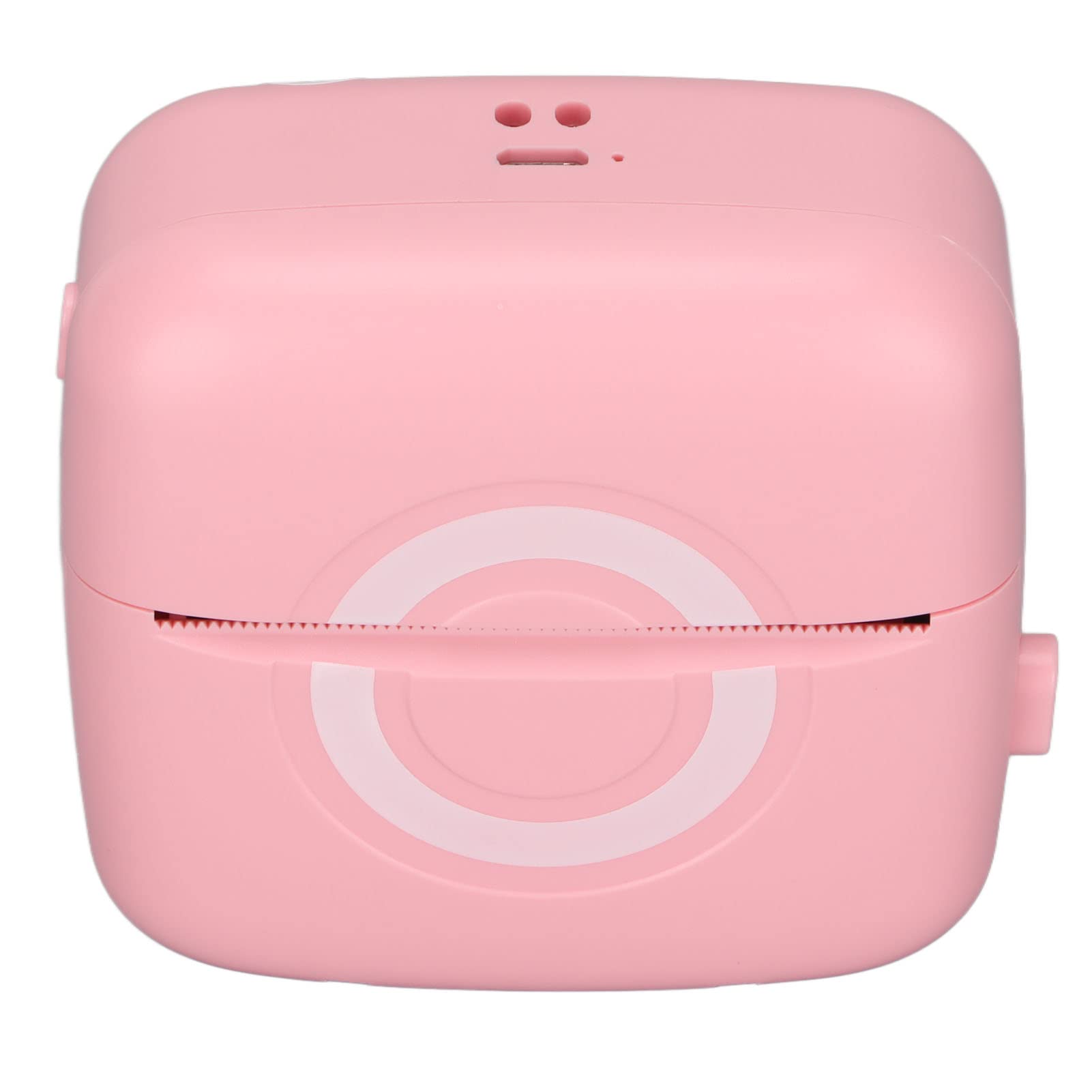 Sanpyl Mini Printer, 200DPI Resolution Inkless Thermal Printer, Ergonomic Lightweight Portable Printer for Home Office Travel Gift(Pink)