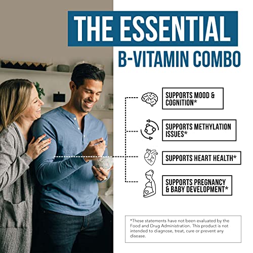 Organic Methyl Folate 1000 mcg + Methyl B12 Cofactor (300 Servings) – Metabolically Active 5-MTHF Form, Organic Berry Flavor, Liquid Sublingual Form – Mood, Cognition, Methylation, Pregnancy (1oz)