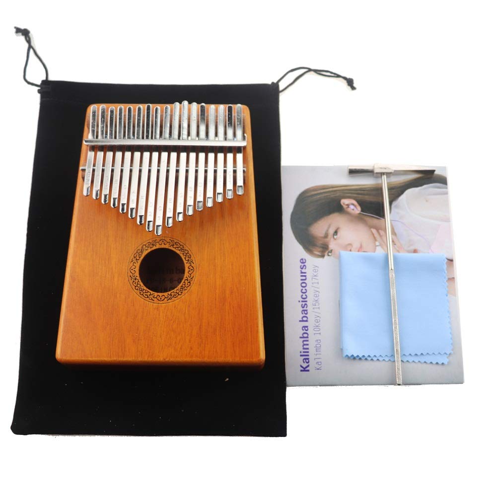 Okoume Kalimba 17 keys Thumb Piano Finger Piano Musical Gift