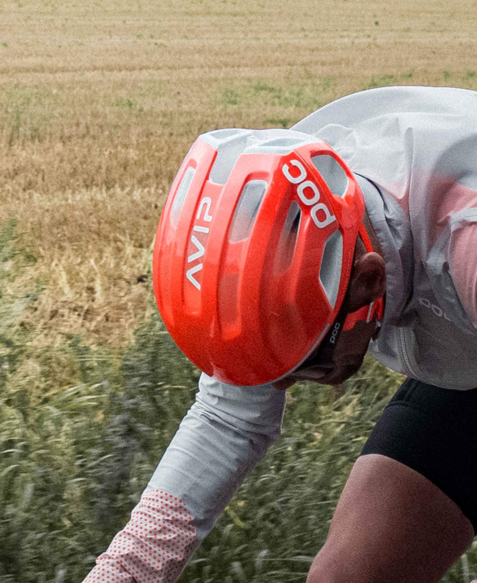 POC, Ventral Tempus Spin Bike Helmet Fluorescent Orange, MED