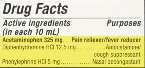 Mucinex Cold and Fever, Children's Multi-Symptom, Night Time Cold Liquid, Mixed Berry, 4oz, Reduces Fever, Controls Cough, Relieves Stuffy Nose, "Packaging May Vary"