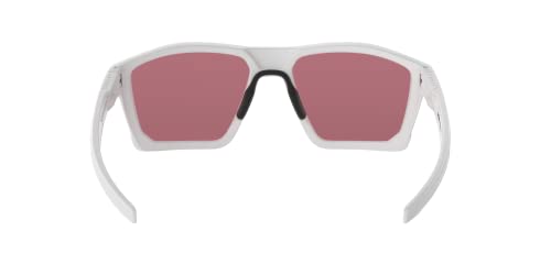 Oakley Men's Oo9397 Targetline Polarized Rectangular Sunglasses, Polished White/Prizm Dark Golf, 58 mm