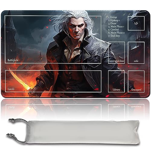 MPLR BOARD GAME Premium Gaming Mat 60 x 35 cm TCG Compatible with OCG CCG RPG MTG Gaming Mat, Mouse Mat Table Mat (Original Game Mat)