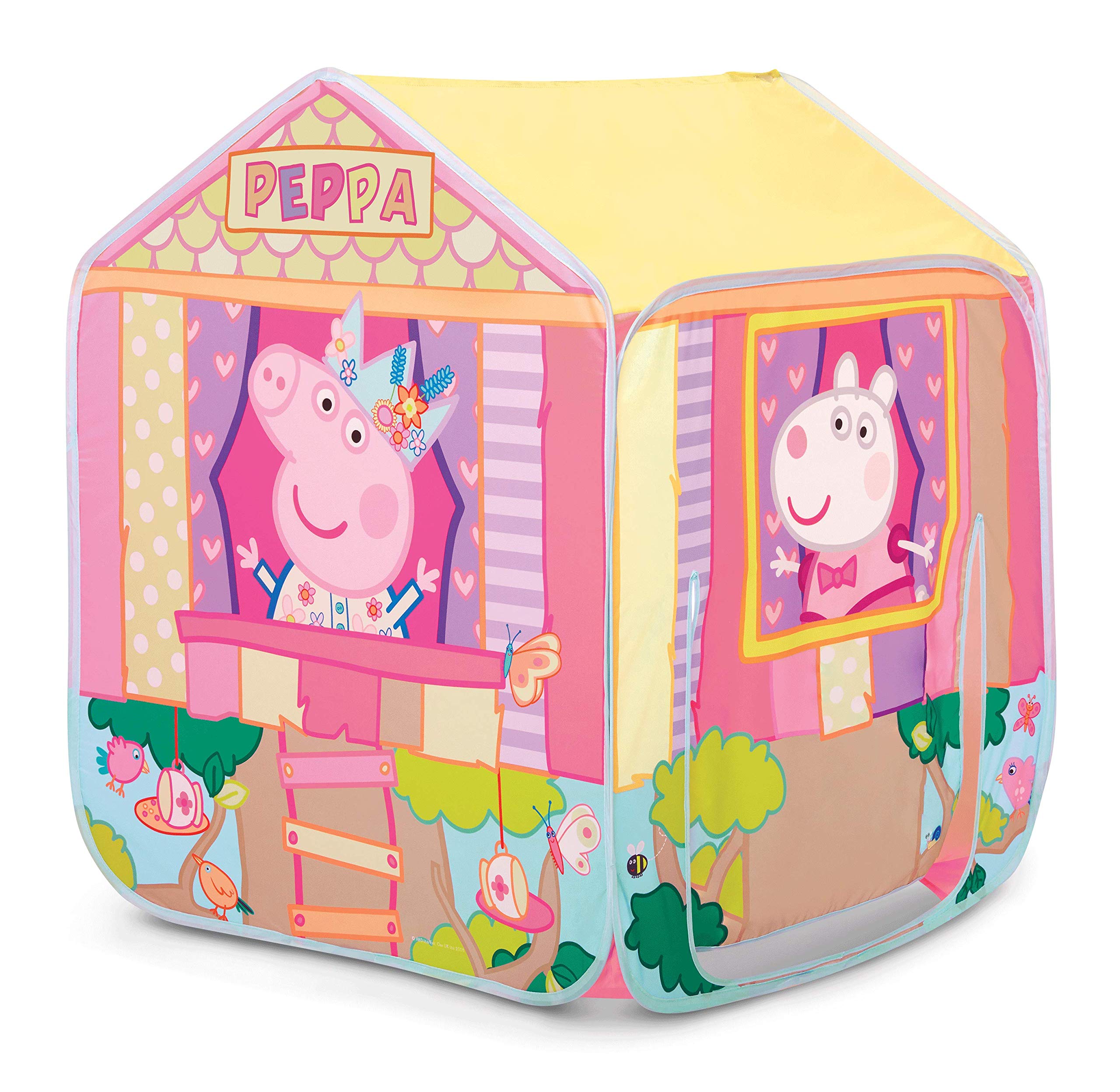 Peppa Pig Kids Tent Pop Up Play Tent, Pink