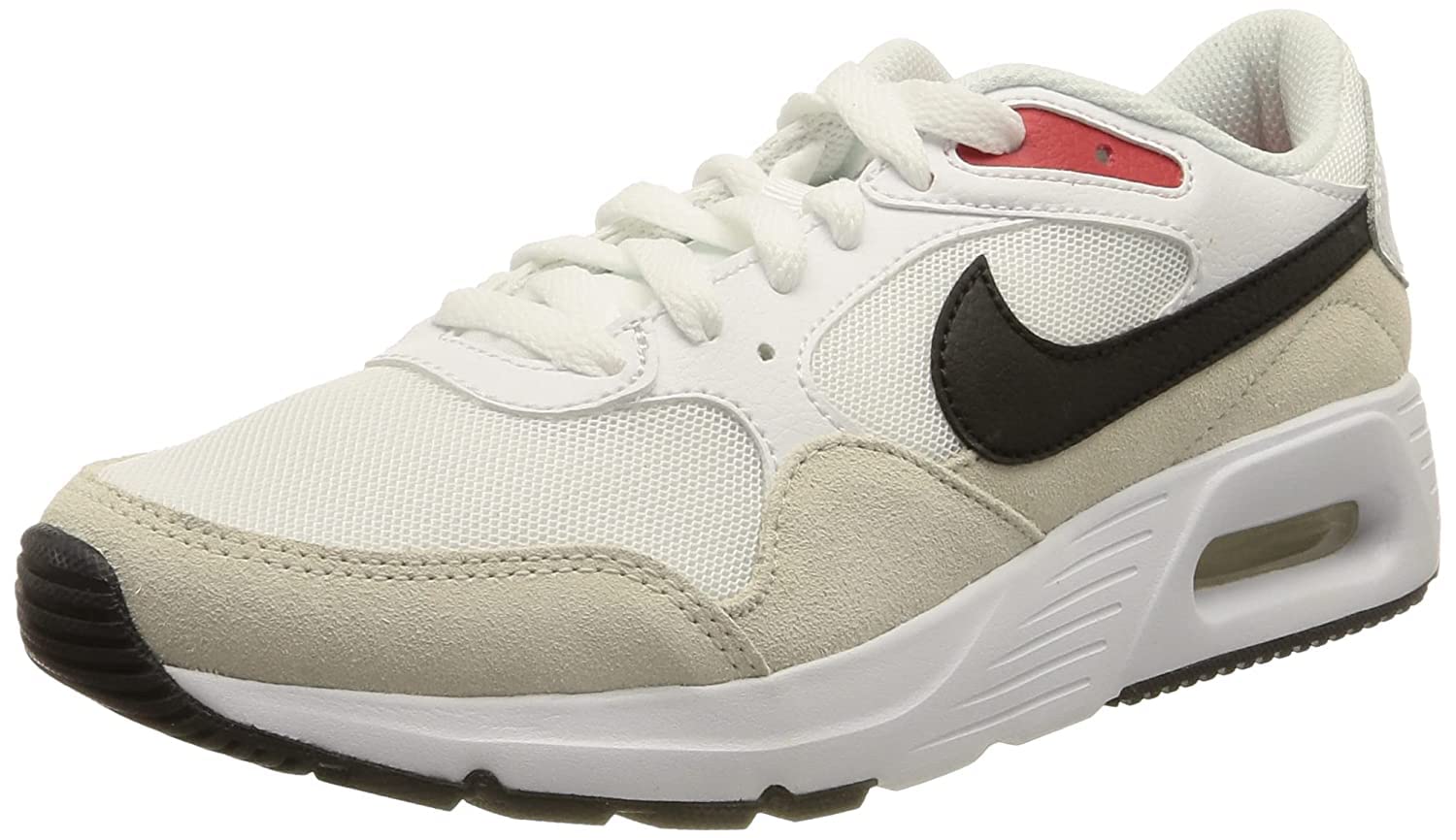 Nike Men's Gymnastics Road Running Shoe, White Black Black White, 10.5