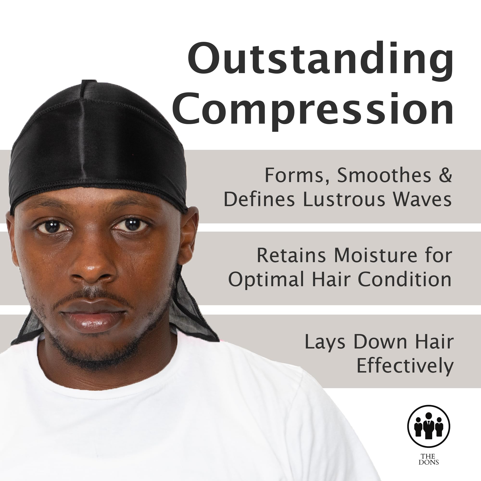 Premium Silky Donrags (Multiple Colors) β Outstanding Compression | Sensational Comfort & Luxurious Material