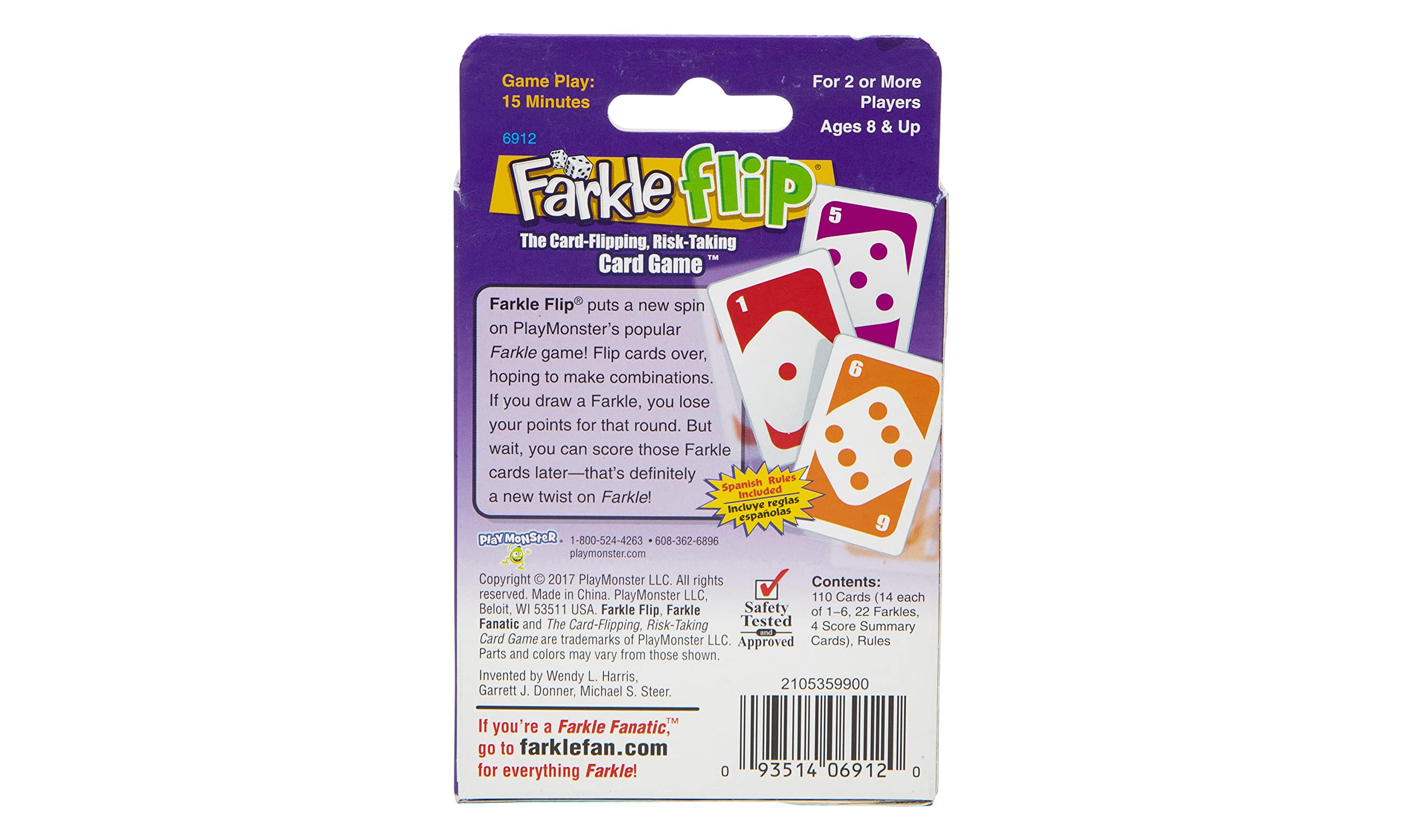PlayMonster Farkle Flip β The Classic Dice Game Now in a Card Game β For Game Nights β Ages 8+
