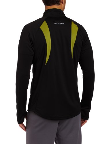 New Balance Men's Cocona Half Zip, Turtledove, Medium