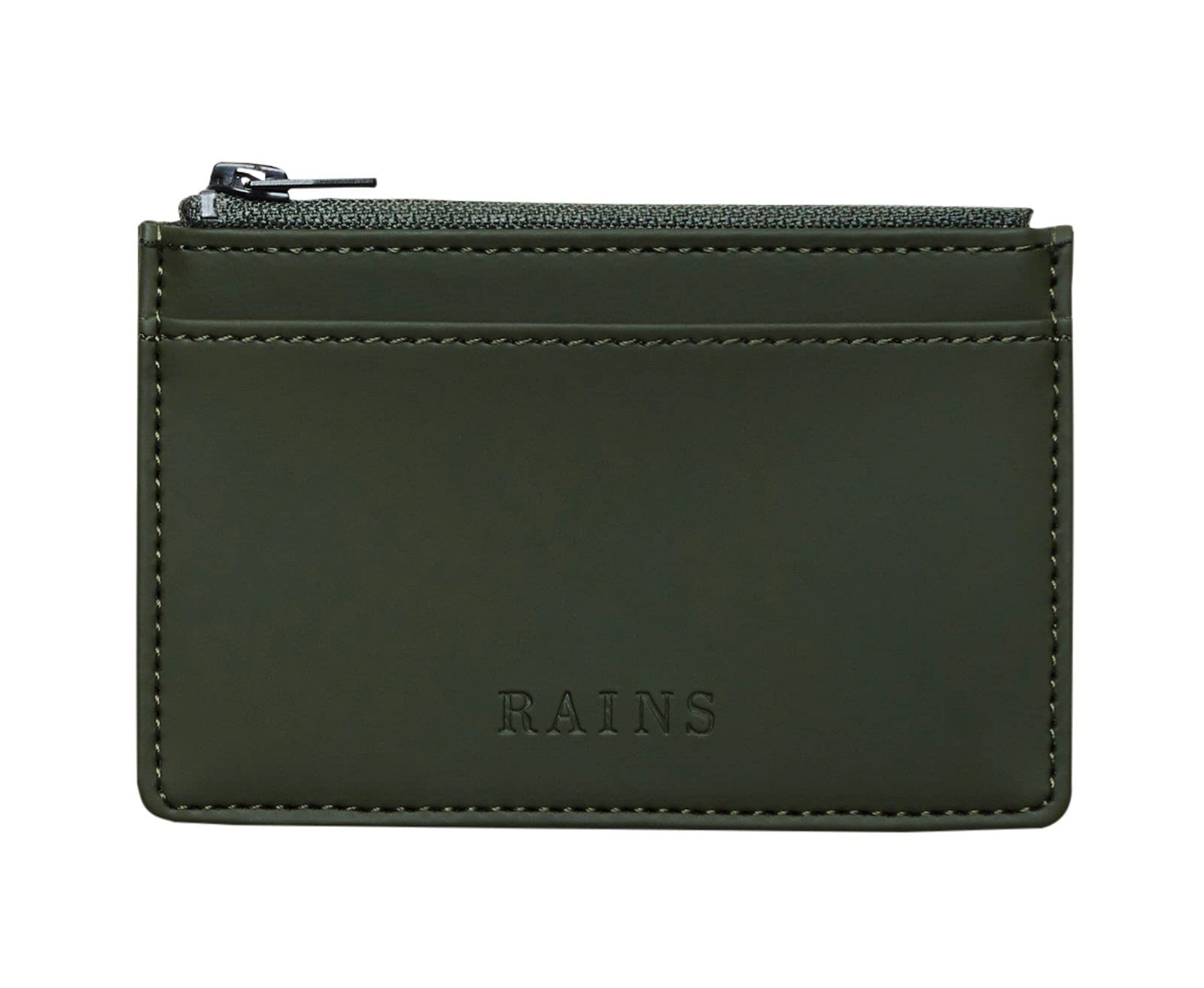 RAINS Waterproof Zip Wallet | Green