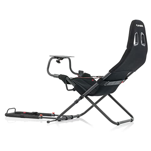 Playseat Challenge Sim Racing Cockpit | Foldable & Adjustable | for High Performance Sim Racing | Compact & Flexible | Supports All Steering Wheels & Pedals | for PC and Console | Actifit Edition
