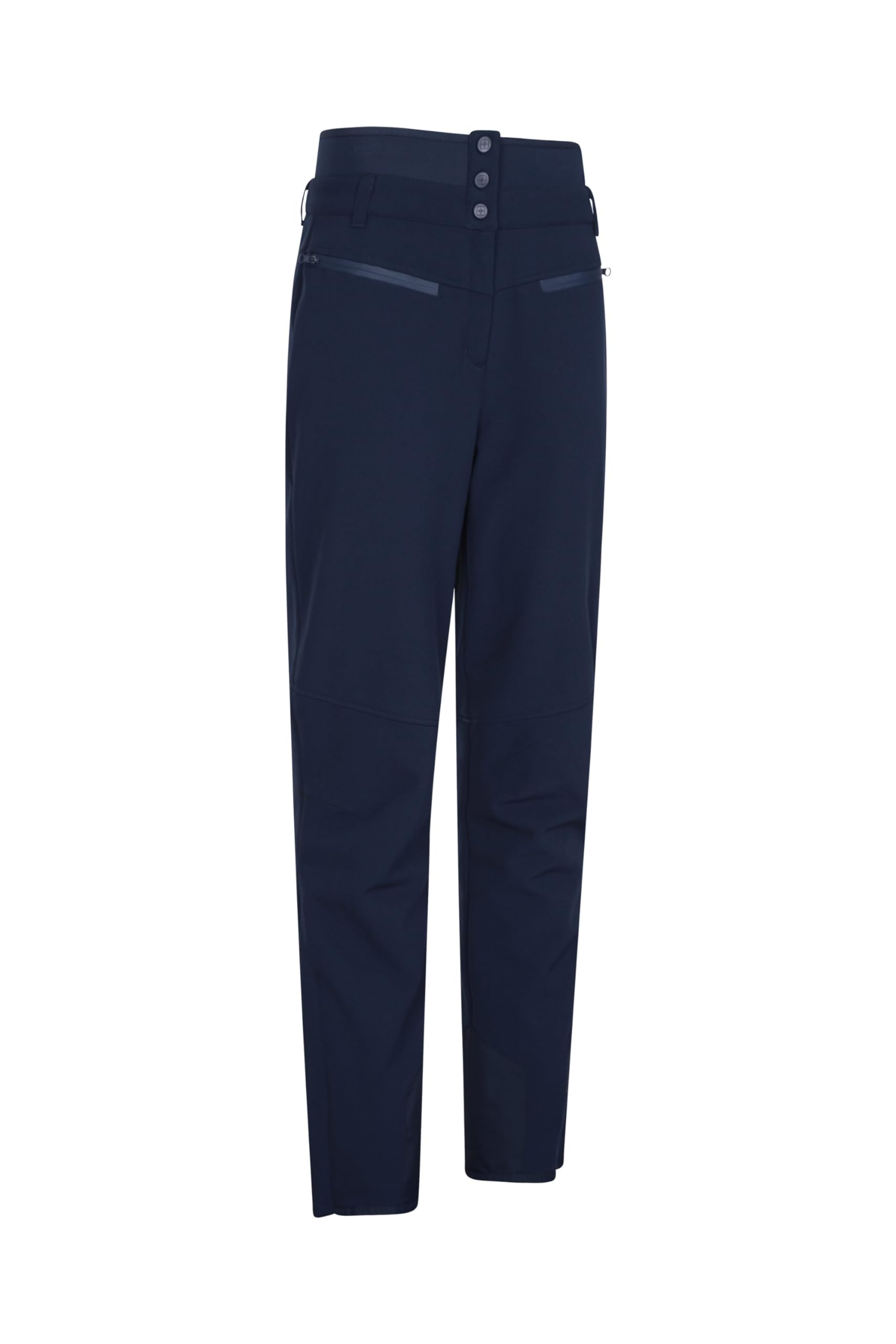 Mountain Warehouse Womens High Waisted Ski Pants -Slim Fit for Winter Navy 12
